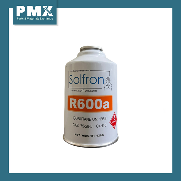 Solfron Refrigerant - R-600A 120G – PMX Parts & Materials Exchange